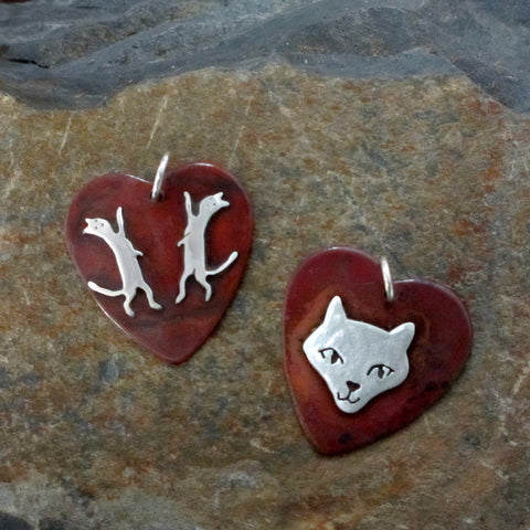 Live, Laugh, Pounce Cat Necklace – Stacey Lamothe Art